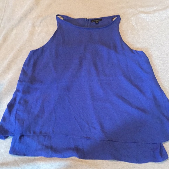 Cynthia Rowley | Tops | Cynthia Rowley Blue Layered Tank Top | Poshmark